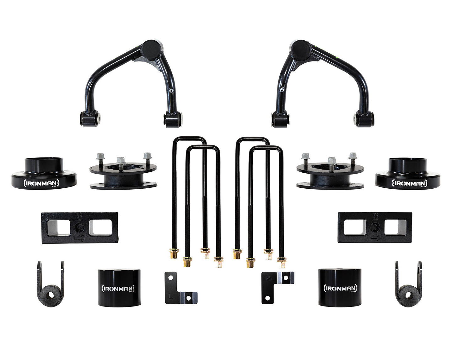 4" Lift & Level Kit for Chevrolet Silverado 1500 with Multi Leaf Sprin ...
