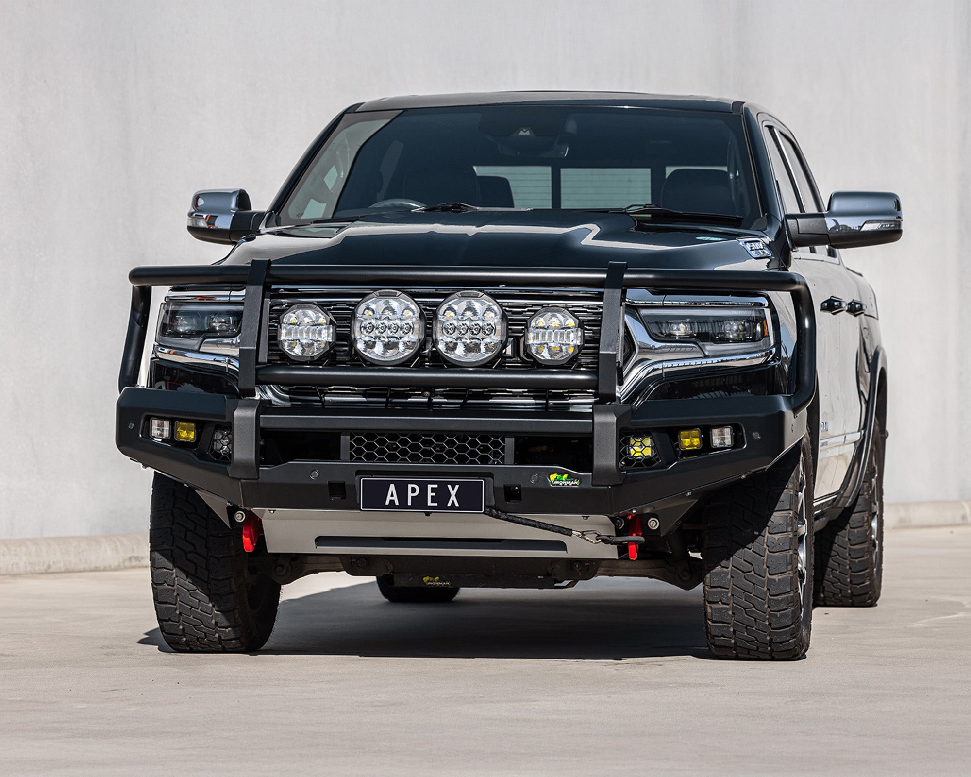 Apex Triple Hoop Front Bumper for Ram 1500 (2019-2024) – IRONMAN 4X4 ...