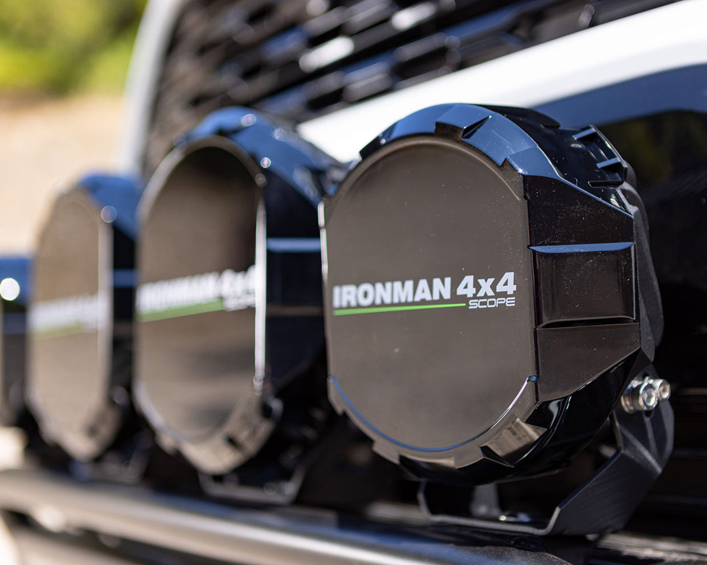 7" Scope LED Driving Light Covers – IRONMAN 4X4 America