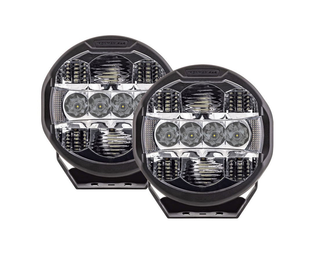 Scope 9" LED Driving Light Kit – IRONMAN 4X4 USA
