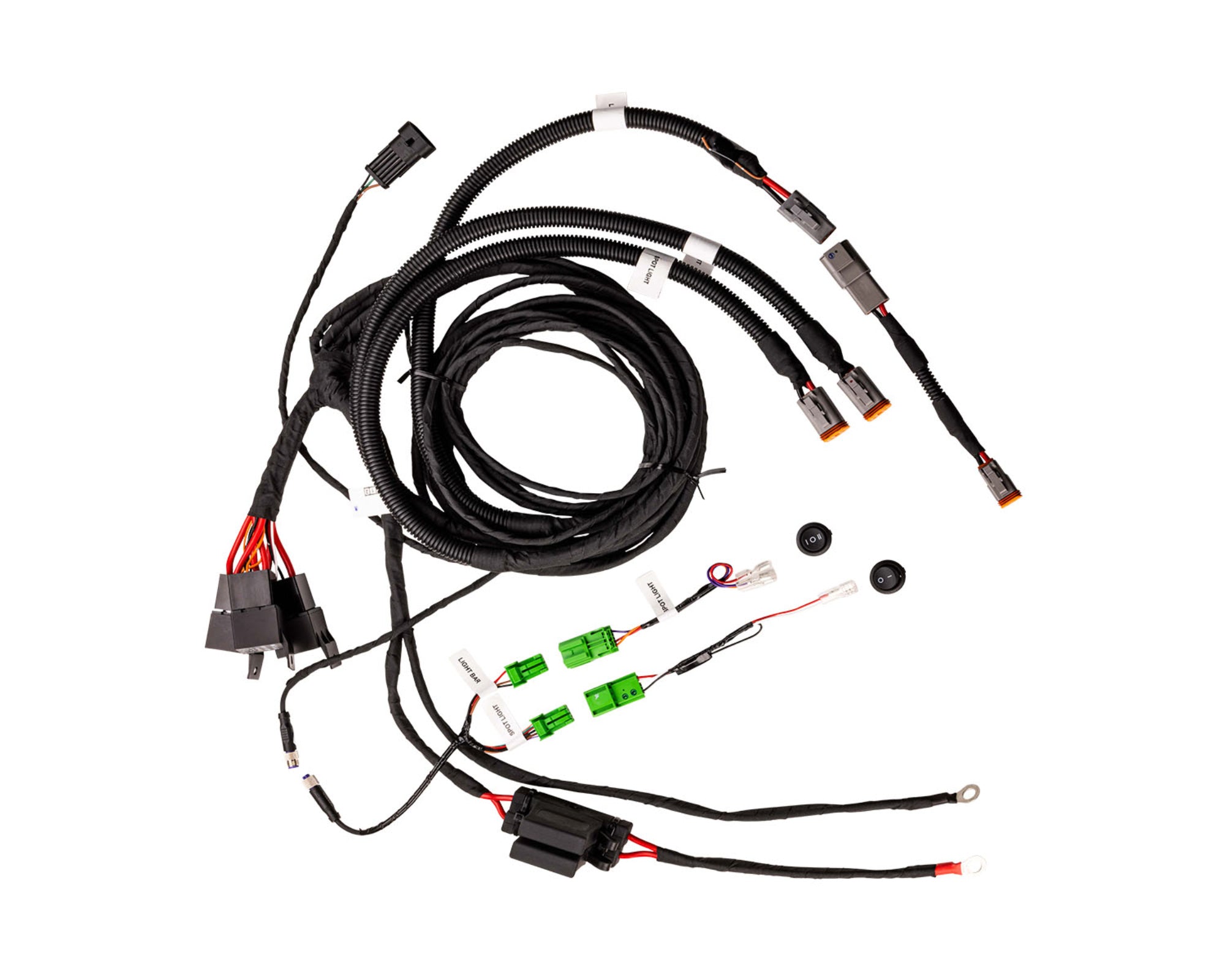 Scope 9" LED Driving Light Wiring Harness – IRONMAN 4X4 USA