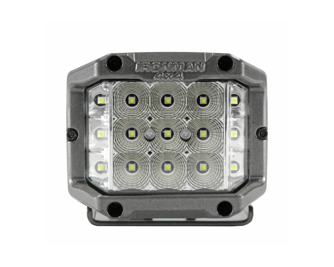 3" Universal LED Light With Side Shooters – IRONMAN 4X4 USA