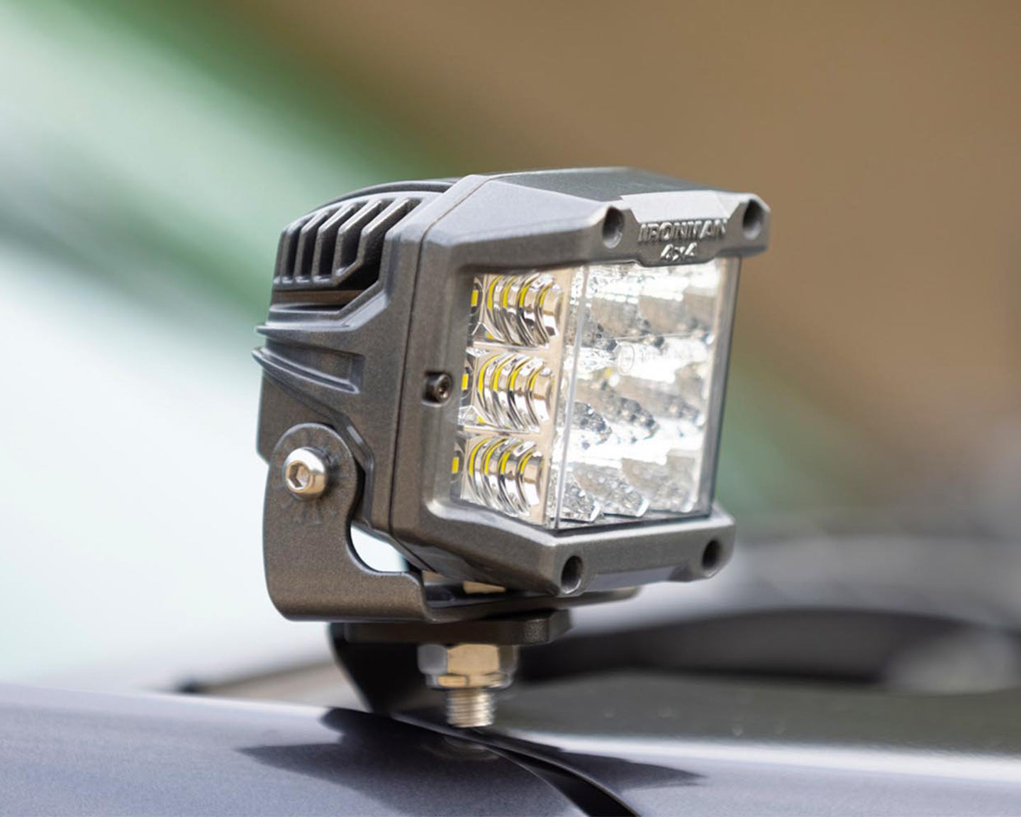 3" Universal LED Light With Side Shooters – IRONMAN 4X4 USA