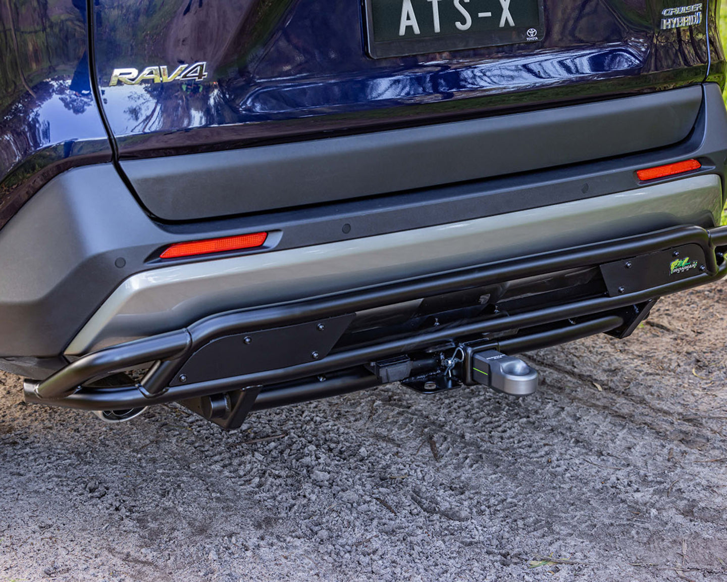 ATS Rear Bumper Guard with Hitch Receiver for Toyota RAV4 (2019 ...