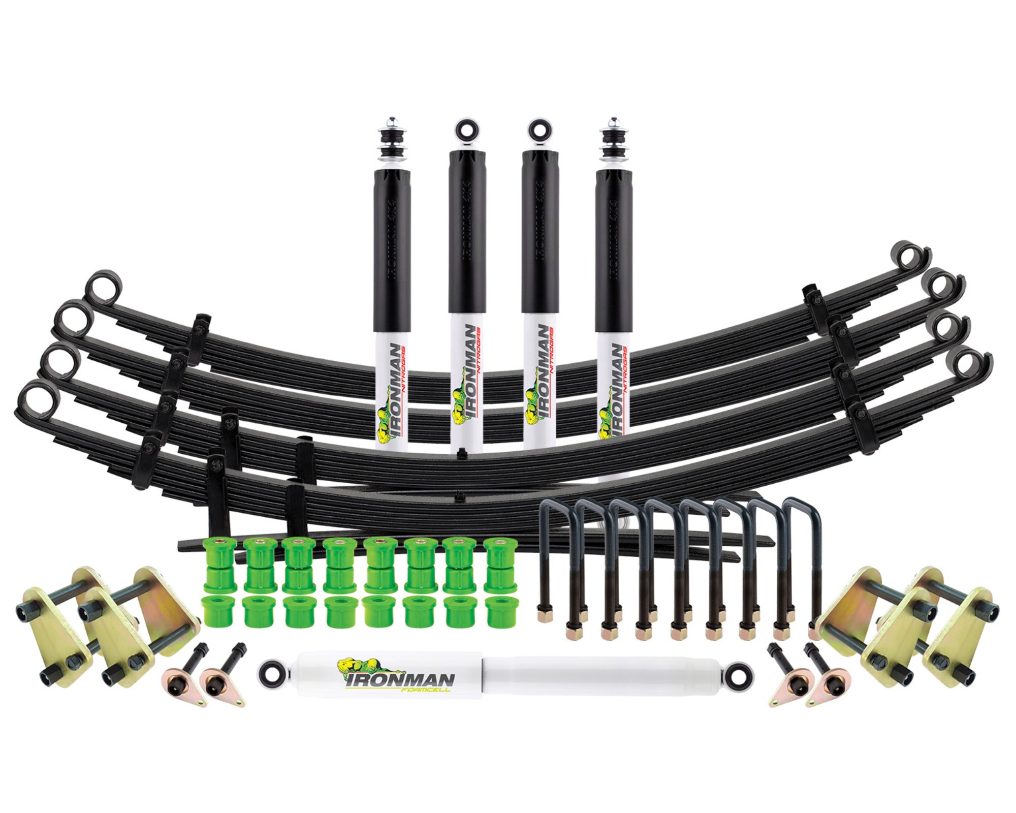 2" Nitro Gas Suspension Lift Kit for Toyota Land Cruiser 40/42/46 Seri ...