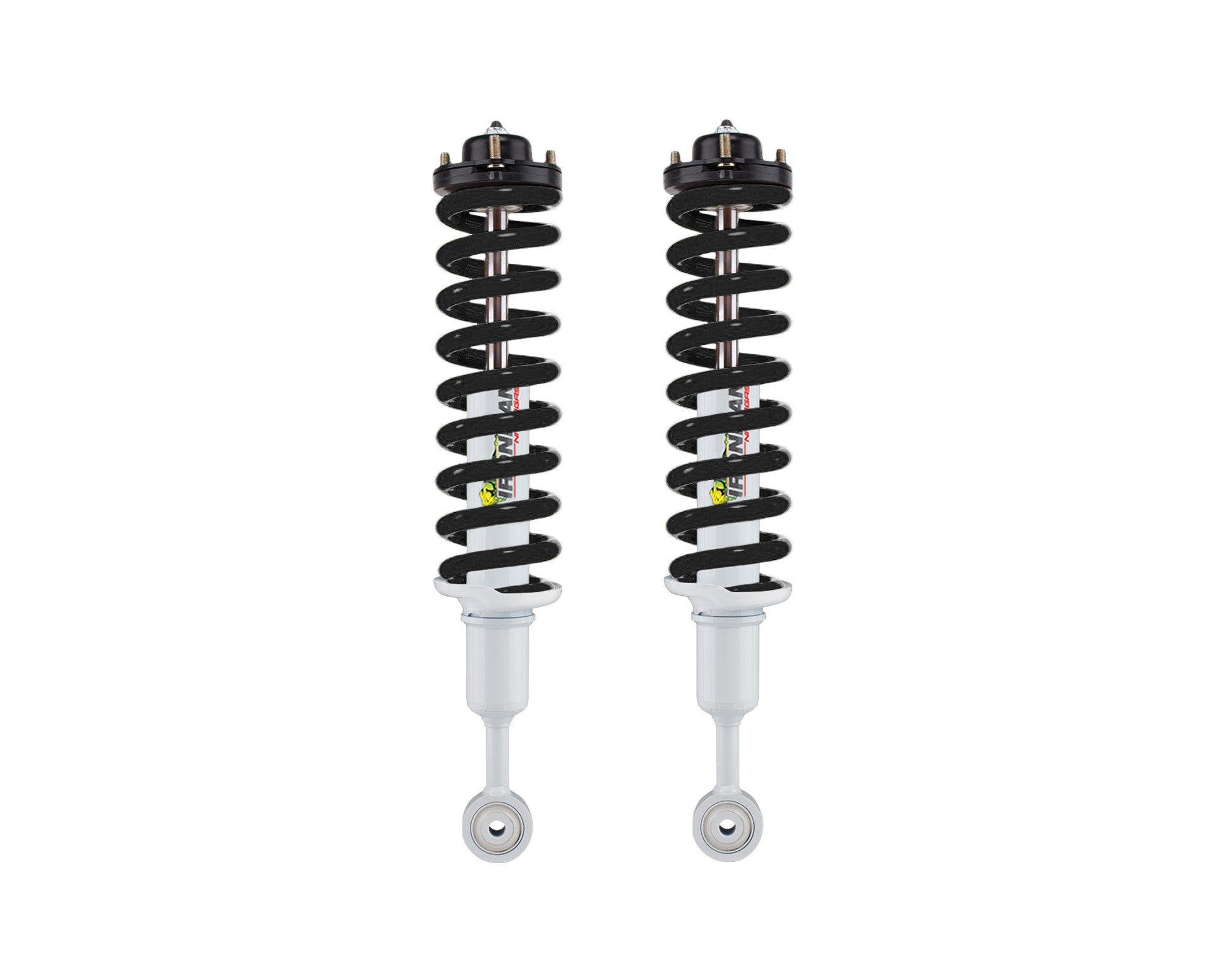 Nitro Gas Pre-Built Coilover Kit | 3" Lift | Black Coils for Toyota Tu ...